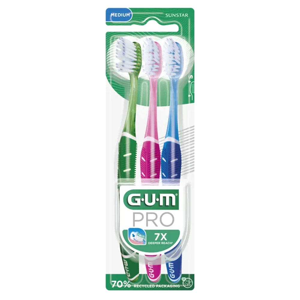 Gum Technique Pro Medium Toothbrush 528 x3 - Easypara
