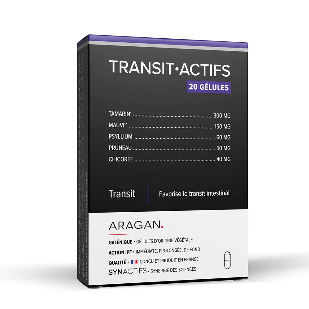 Aragan Synactifs TransitActifs 20 capsules - Easypara