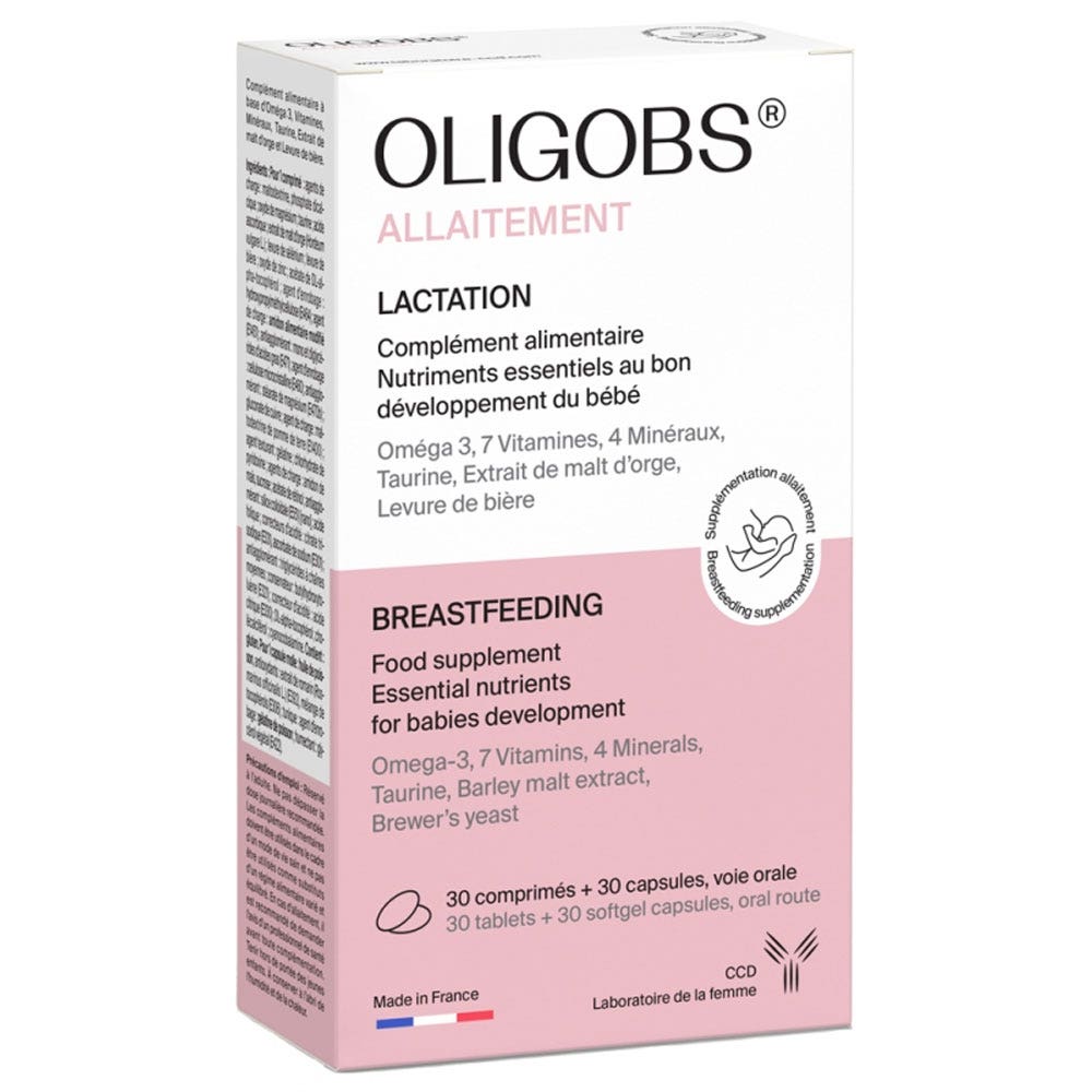 Ccd Oligobs Breastfeeding X 30 Tablets + 30 Capsules - Easypara