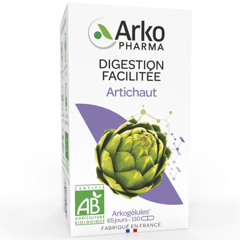 Arkopharma Arkocapsules Digestion Improved Artichoke Bio 130 capsules ...