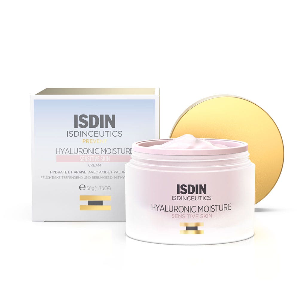 Isdin Hyaluronic Moisture Hydrating and Anti-Aging Day Cream Sensitive ...