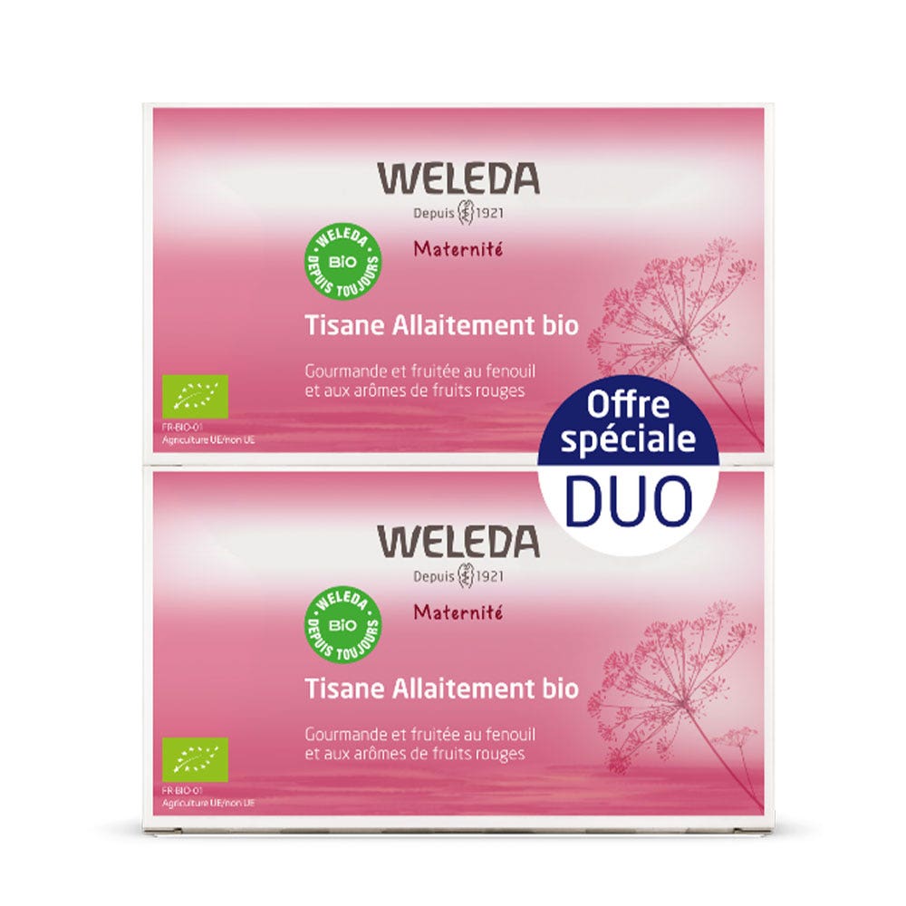 Weleda Maternity Milk feeding Herbal Tea Red Fruit 2x20 Sachets - Easypara