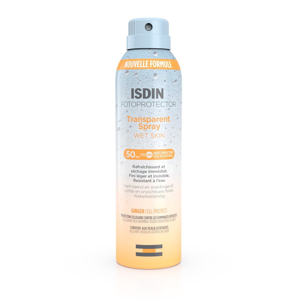 Isdin Transparent Spray Transparent Spray Spf50 Fotoprotector Wet Skin ...