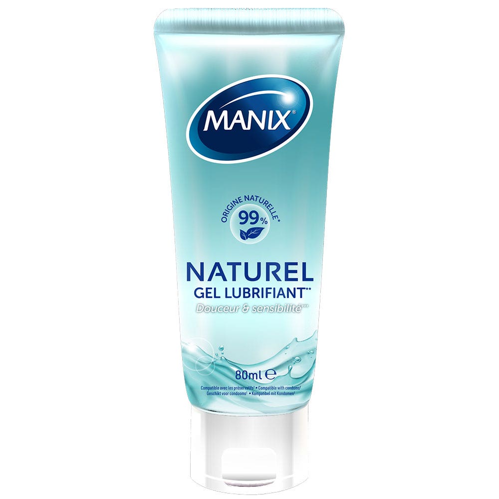 Manix Natural Lubricant Gel 80ml - Easypara