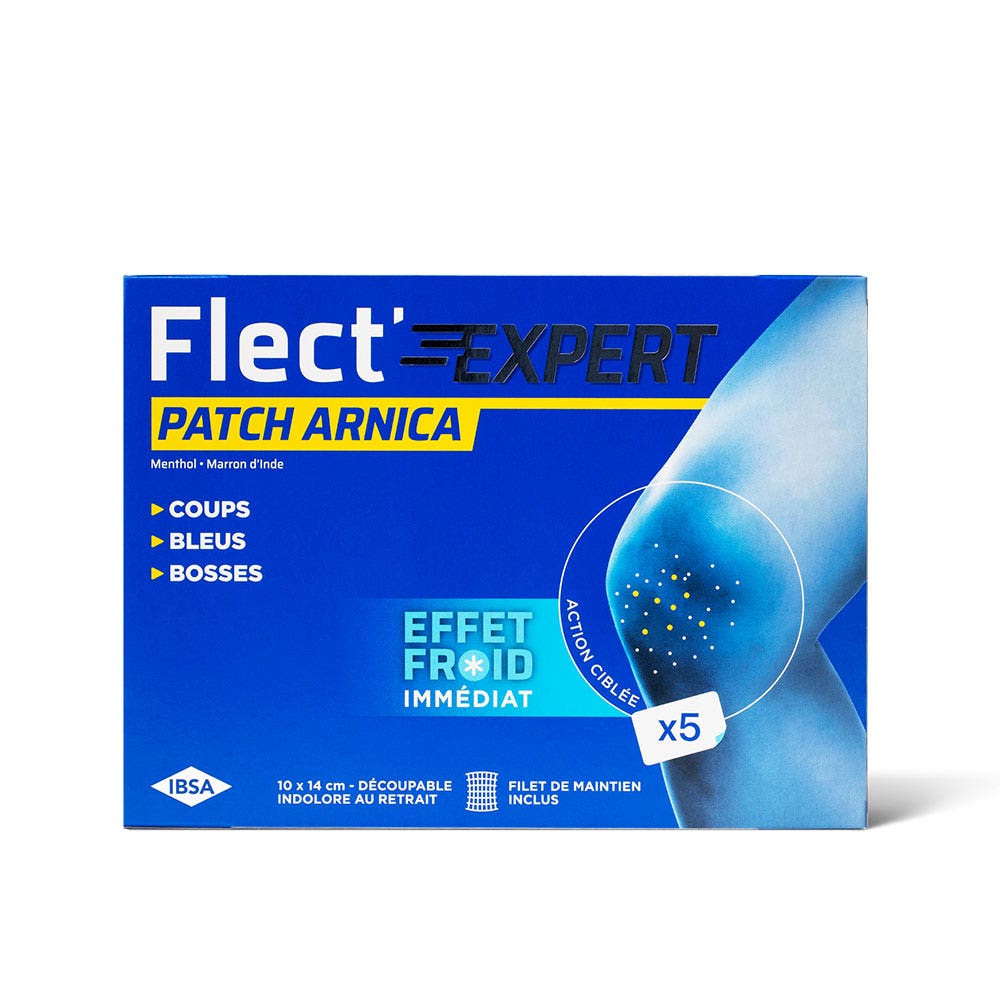 Arnica Patch Flect'Expert x5-10x14 cm IBSA - Easypara
