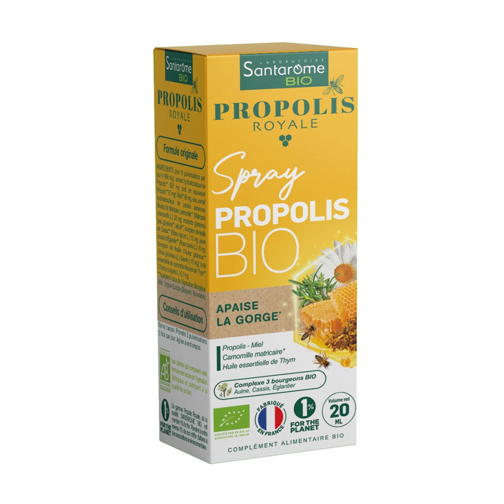 Santarome Propolis Royale Propolis Triple Action Bio Spray 125ml - Easypara