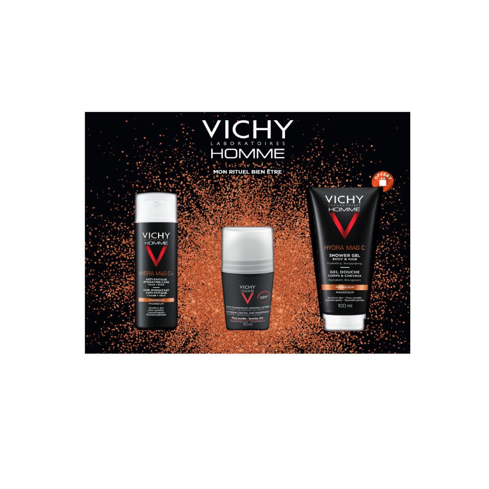 Vichy Man Well-Being Giftbox Anti-Fatigue Face and body Face & Body ...