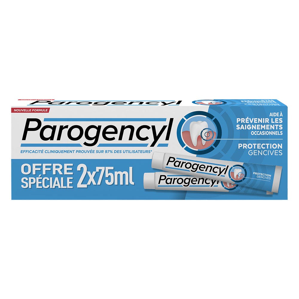 Parogencyl Preventive Toothpaste 2x75 ml - Easypara