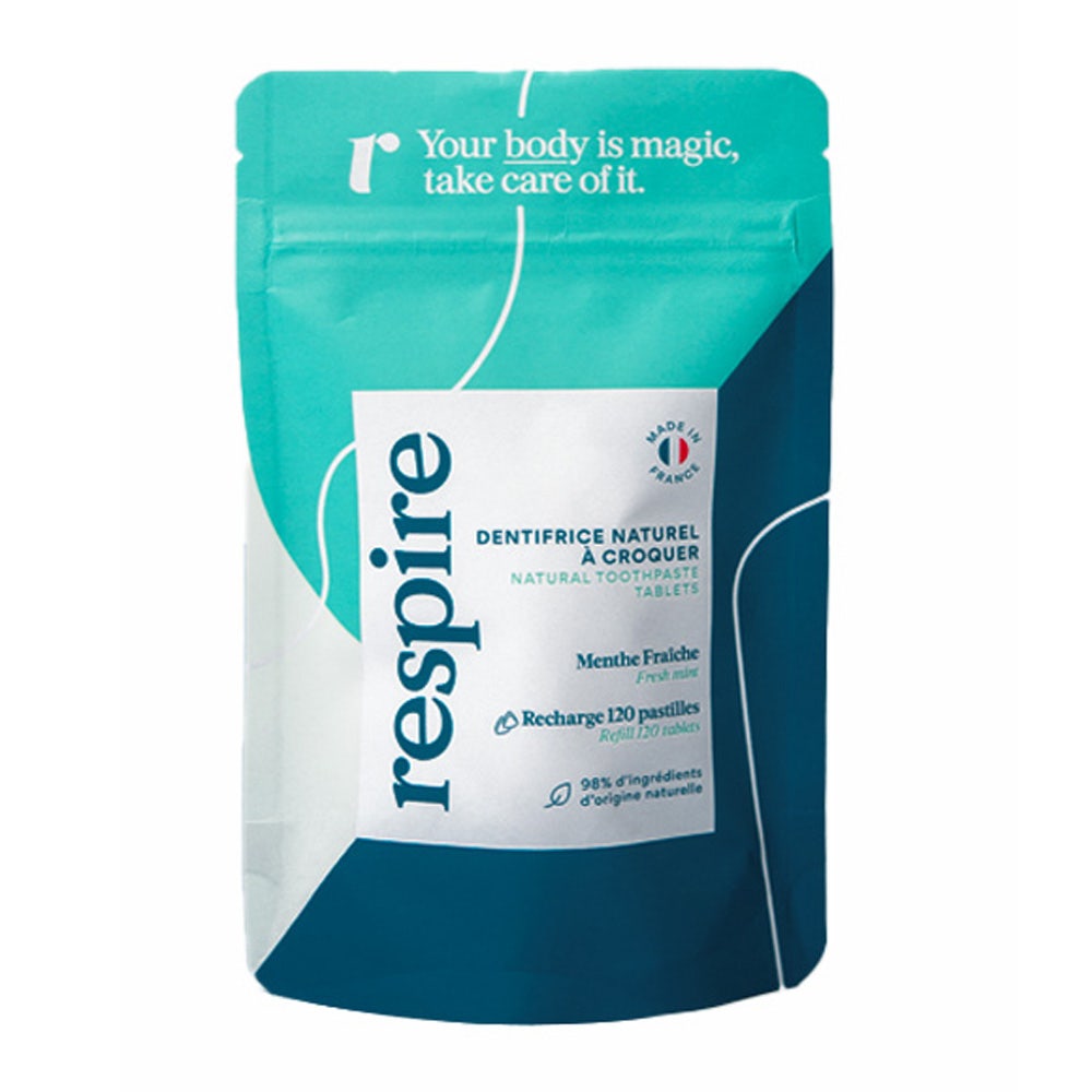 Respire Toothpaste solid refill 120 tablets x 120 tablets - Easypara