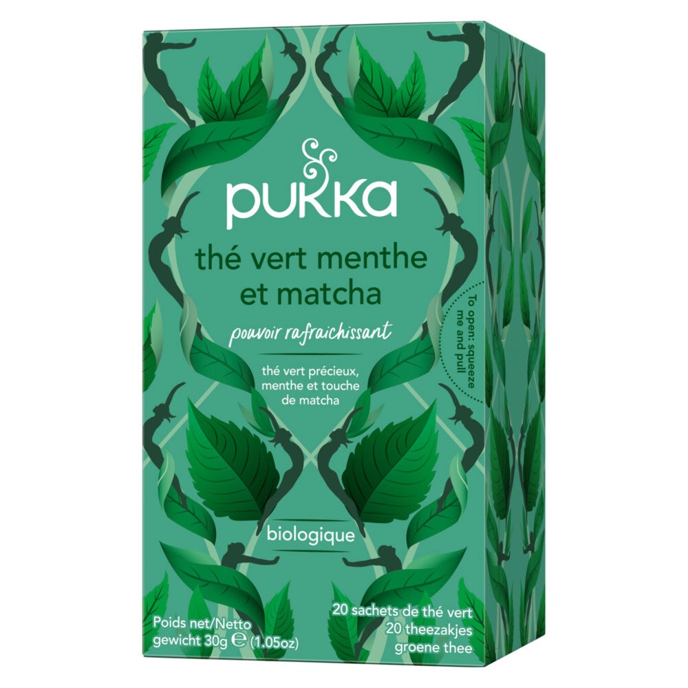 Pukka Organic Matcha Mint Green Tea 20 sachets - Easypara