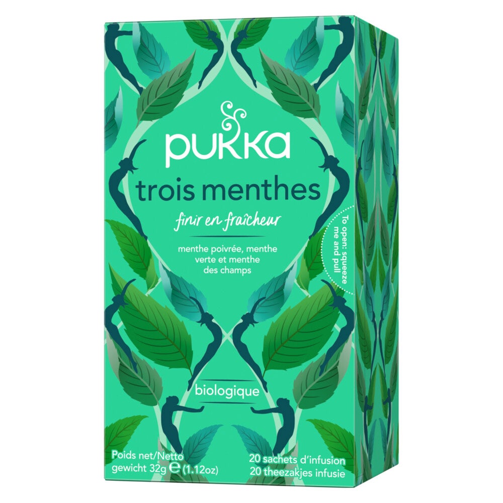 Pukka Herbal Teas Digestion - Three mints x 20 sachets - Easypara