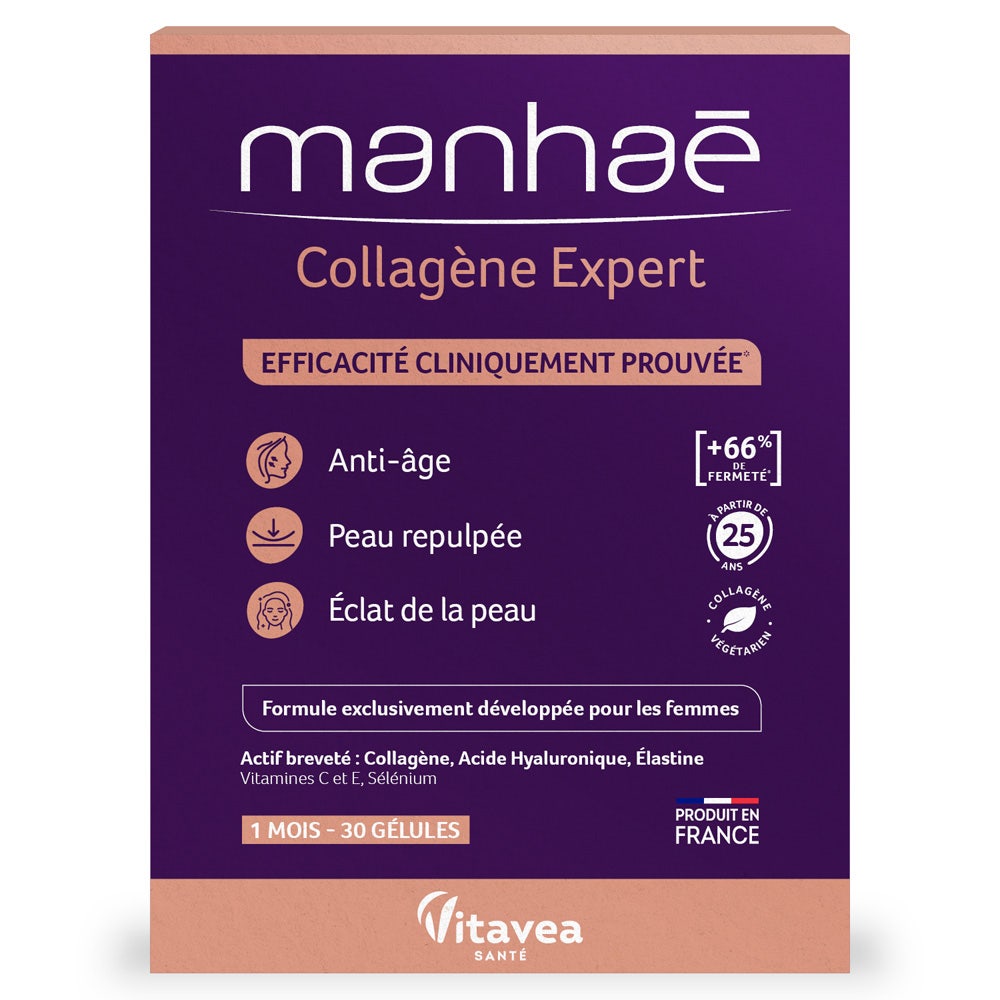 Manhaé Collagen Expert 30 capsules - Easypara