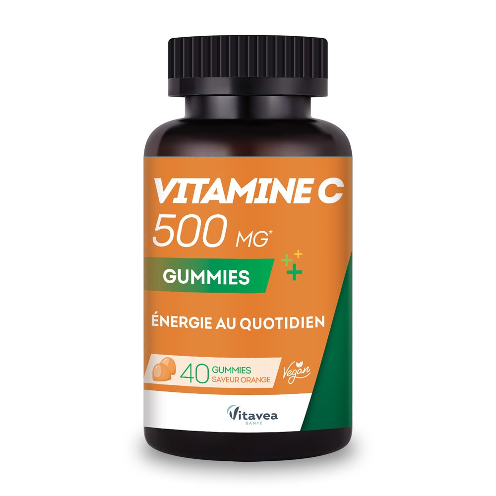 Vitavea Santé Vitamin C 500 mg Daily use Energy 40 gummies - Easypara
