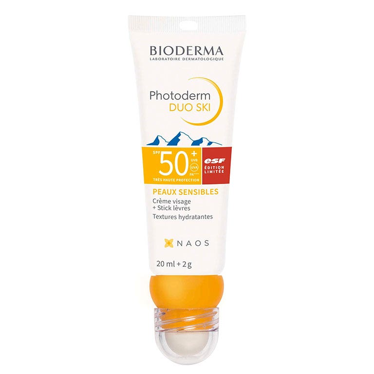 Bioderma Photoderm Ski Cream + Stick Spf50 Duo Ski Peaux Sensibles 20ml ...