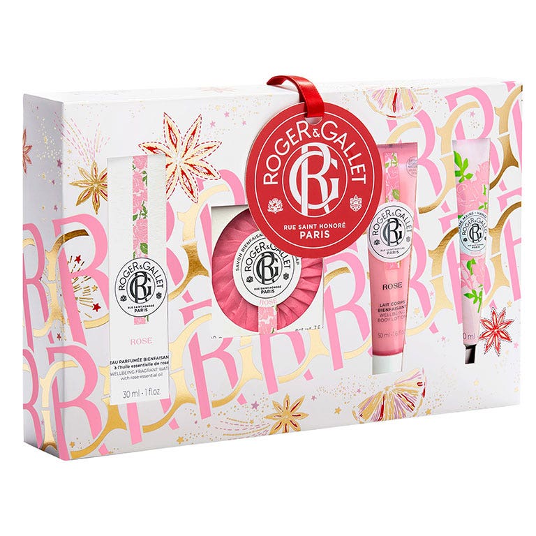 Roger & Gallet Rose Giftboxes Hydrating Eau Parfumée Bienfaisante ...