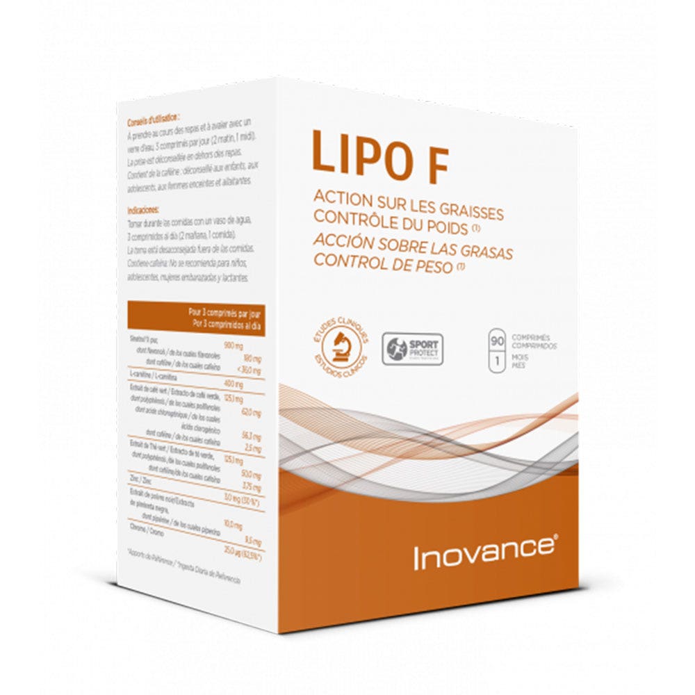 Inovance Lipo F+ X 90 Tablets - Easypara
