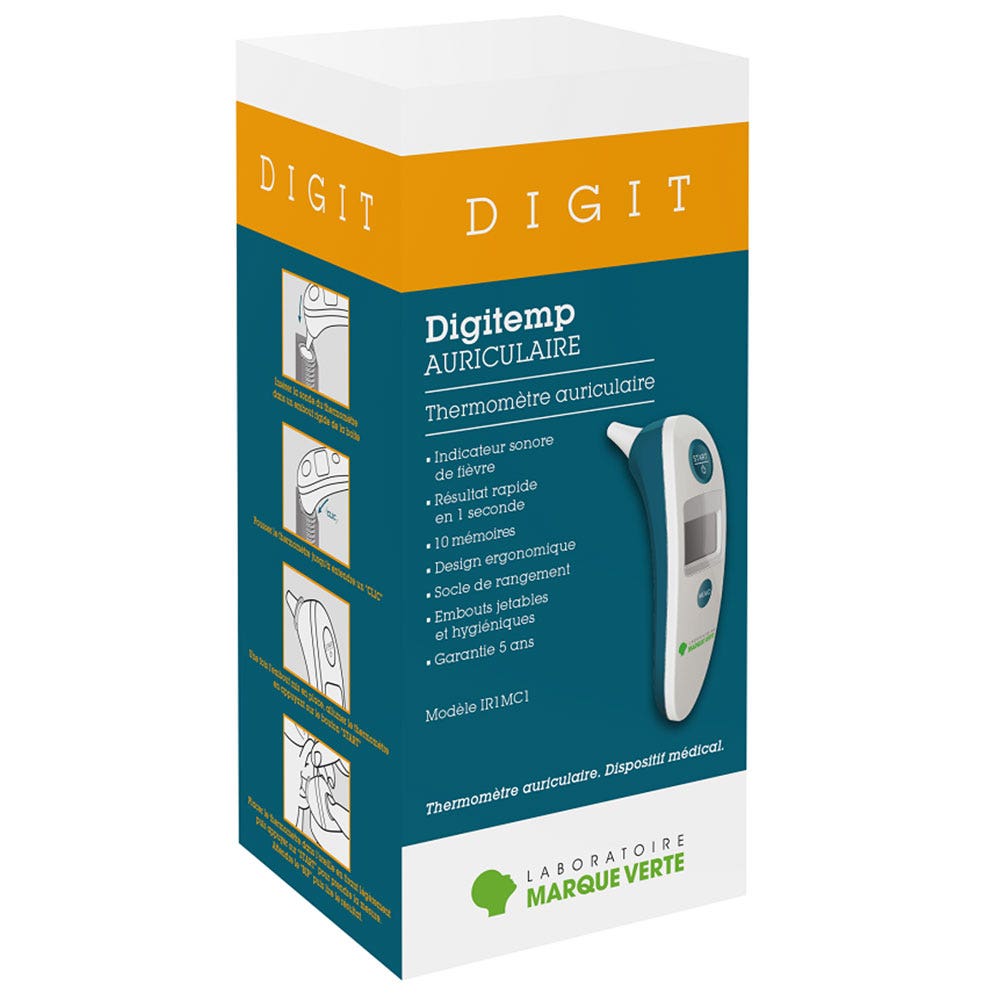 Digit Digitemp ear thermometer - Easypara