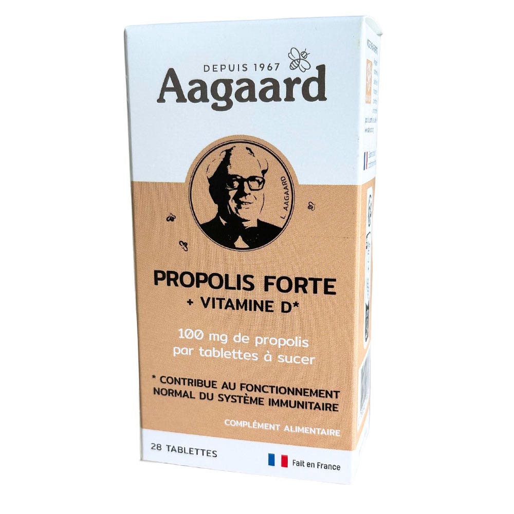 Aagaard Propolis Forte + Vitamin D 28 shelves - Easypara