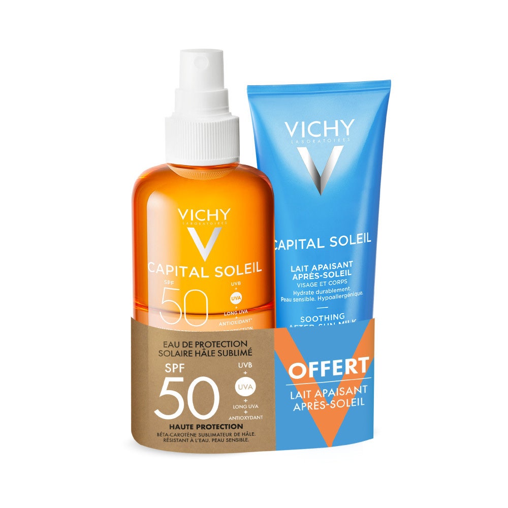 Vichy Capital Soleil Sun Protection Water Spf50 + After-Sun - Easypara