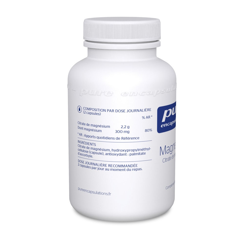 Pure Encapsulations Magnesium (Magnesium Citrate) 90 capsules - Easypara