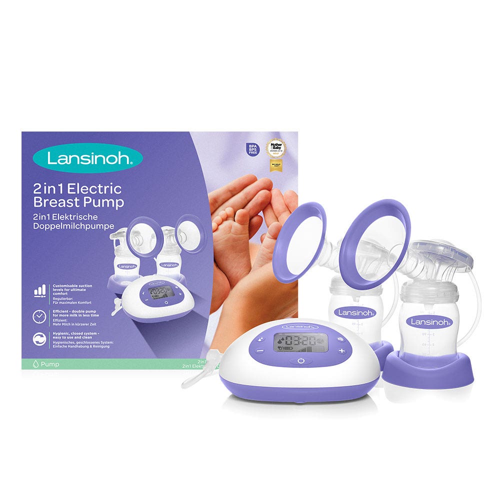 Lansinoh Double Electric Breast Pump 2in1 Electric Breast Pump - Easypara