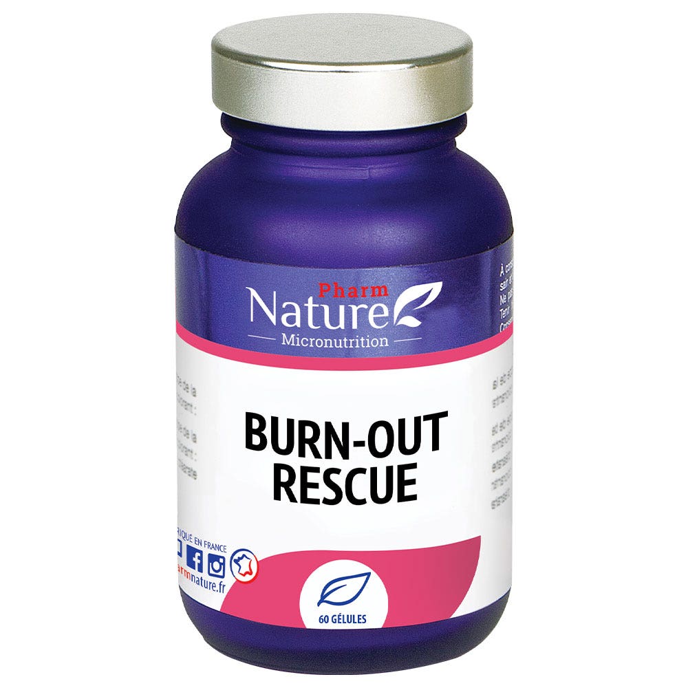 Pharm Nature Micronutrition Burn-out Rescue 60 capsules - Easypara