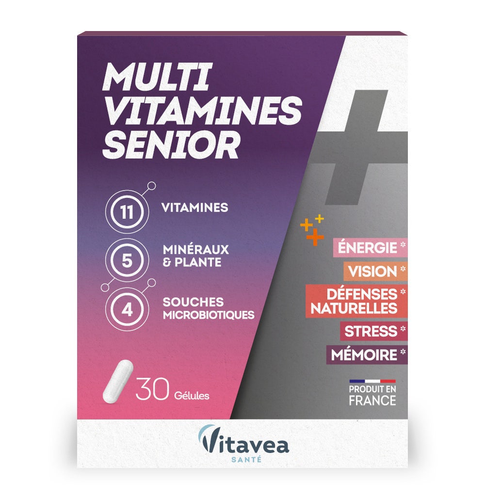 Vitavea Santé Multivitamins Senior x 30 Capsules - Easypara