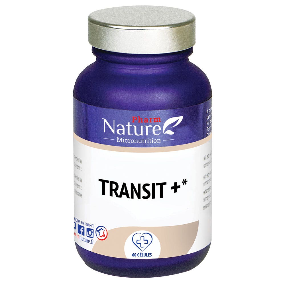 Pharm Nature Micronutrition Transit+ 60 capsules - Easypara