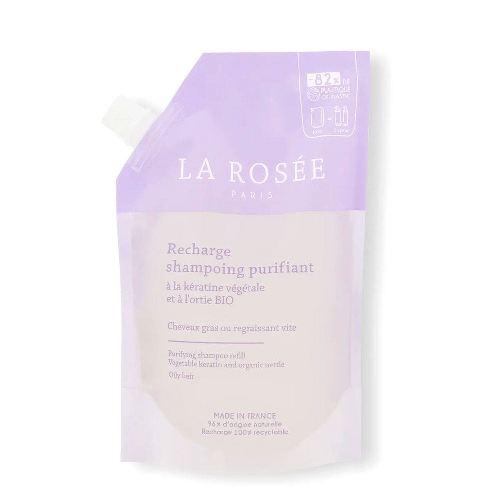 LA ROSÉE Refill Purifying Shampoo with plant Keratin and Nettle Bio ...