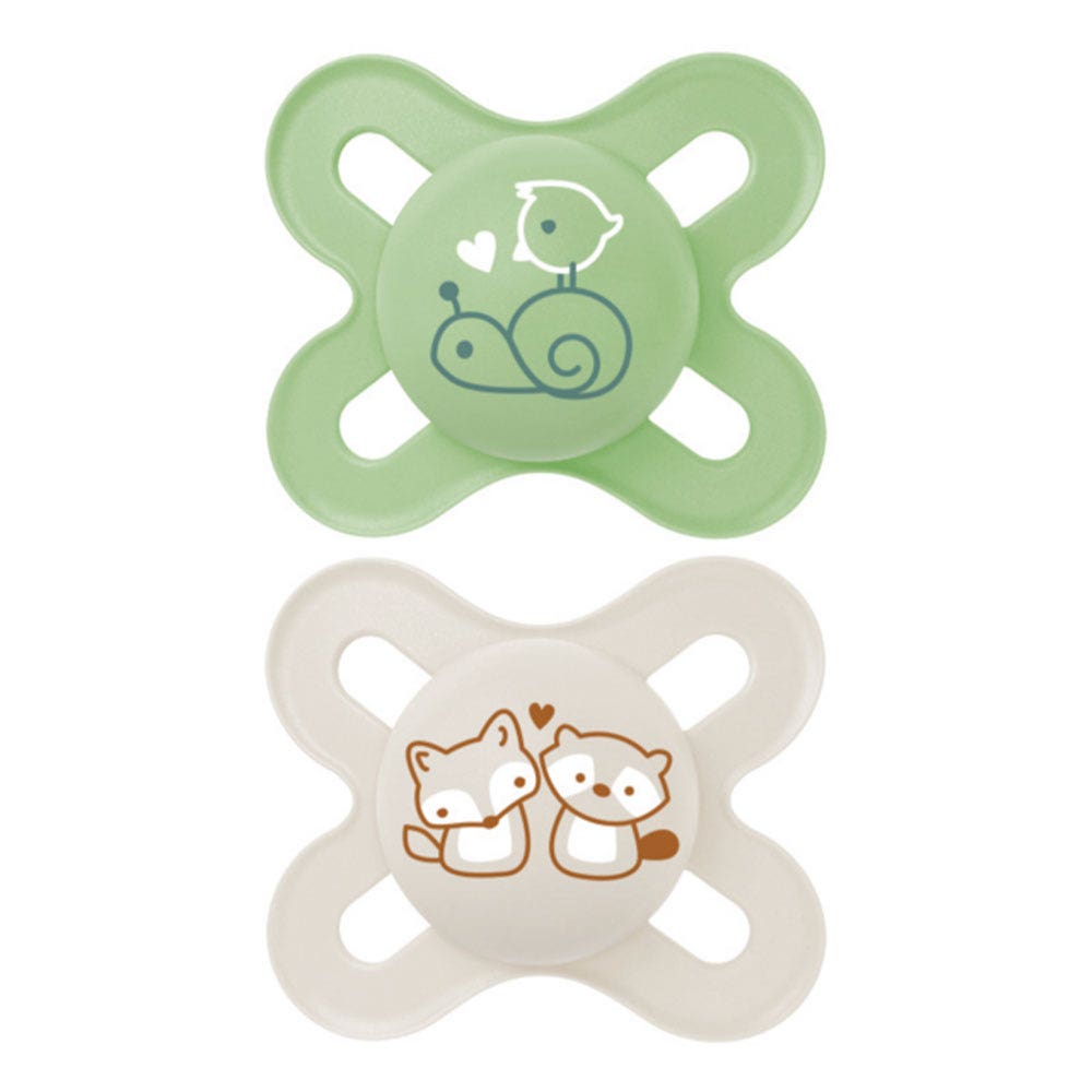 Mam Original Start Symmetric Pacifiers 0-2 Months x2 - Easypara