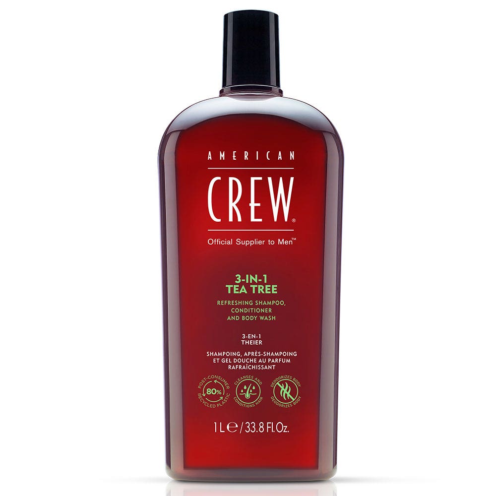 American Crew 3 in 1 Tea tree Shampoo 1L - Easypara