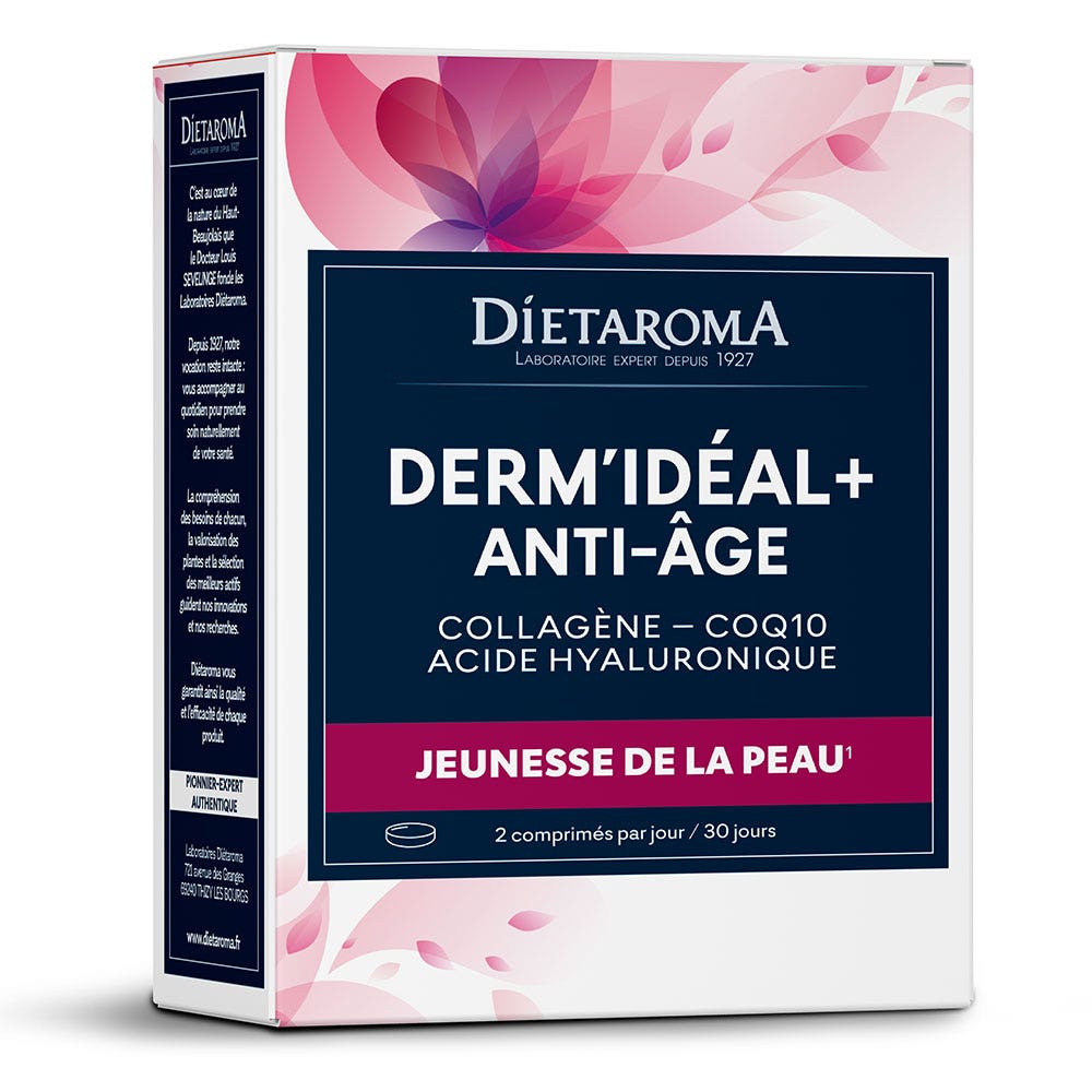 Dietaroma Derm'Idéal + Anti-Age Collagen - Coq10 Hyaluronic Acid 60 ...