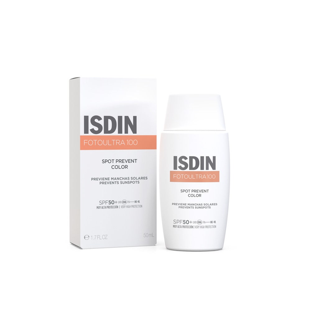 Isdin FotoUltra Spot Prevent Sunscreens Tinted Color SPF50+ Cream 50ml ...
