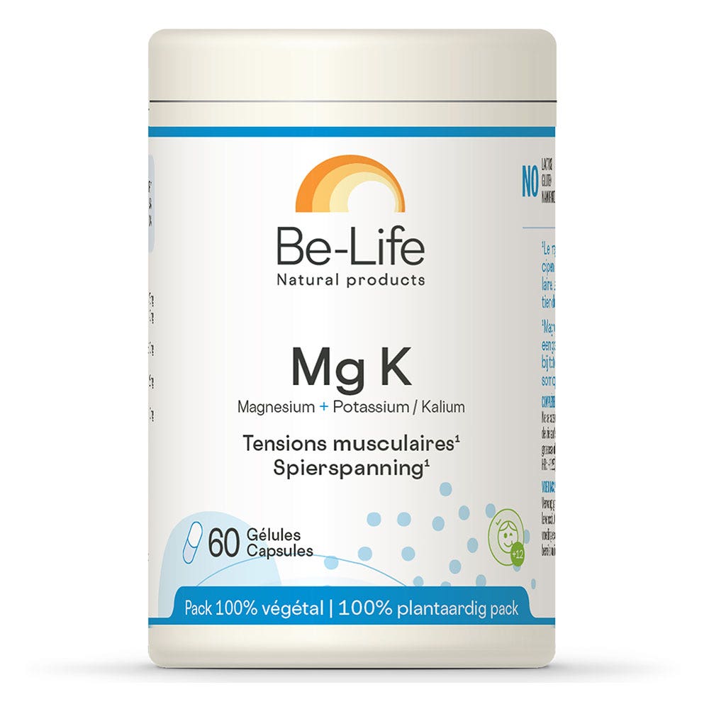Be-Life Mg K 60 capsules - Easypara