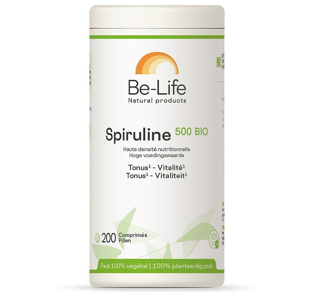 Be-Life Spirulina 500 Bioes 200 tablets - Easypara