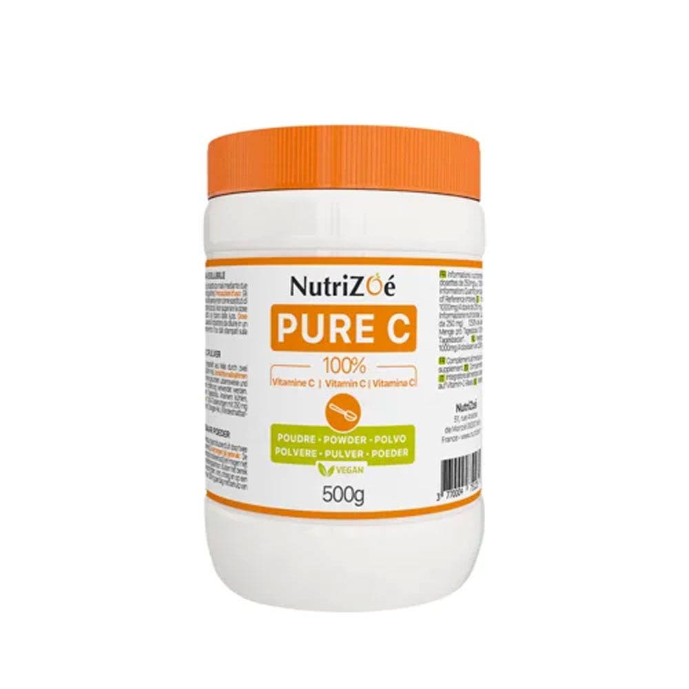 NutriZoé Pure C 100% Vitamin C 500g - Easypara
