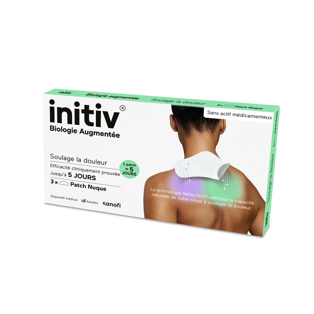 Initiv Adult neck patch 1 box of 3 patches - Easypara
