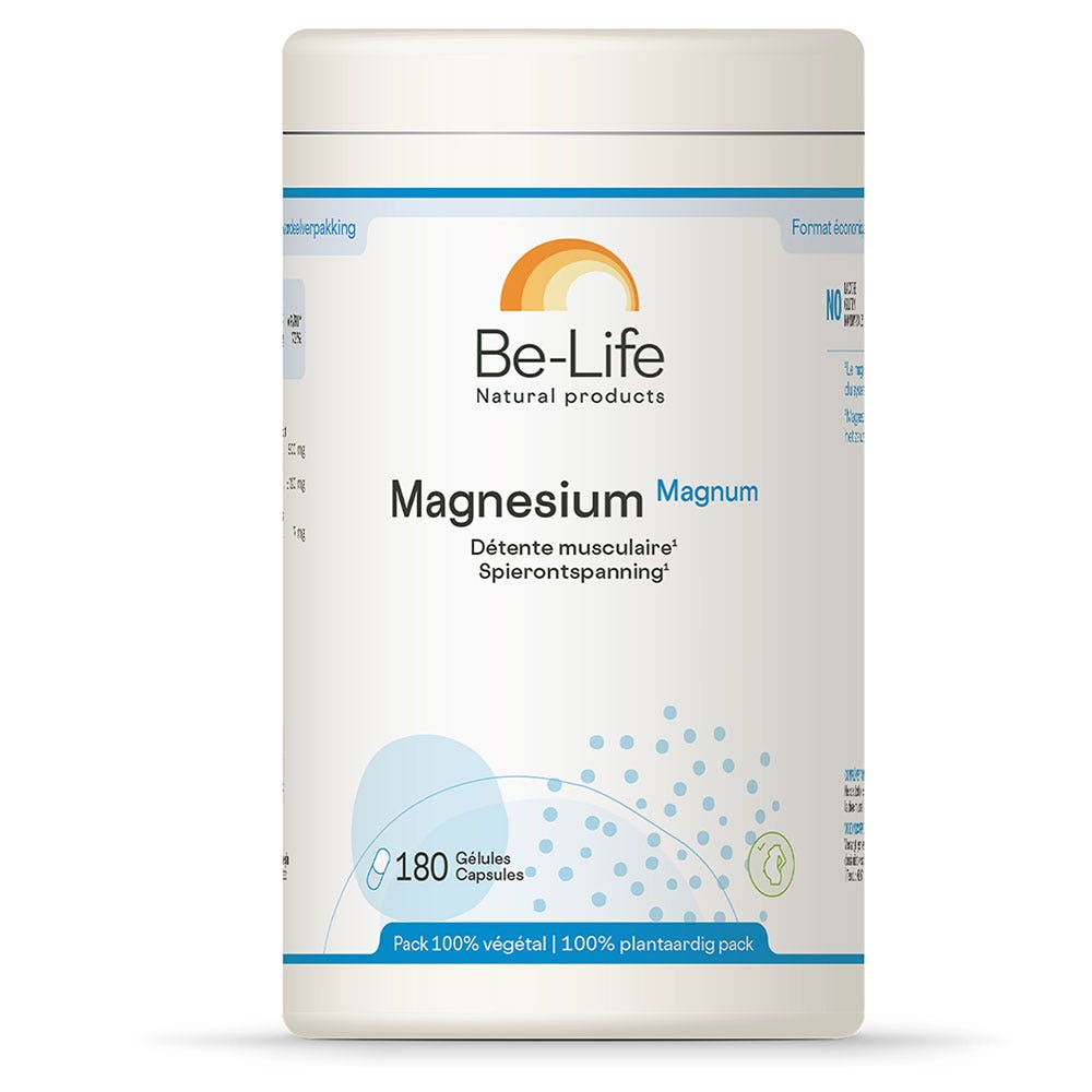 Be-Life Magnesium Magnum 180 capsules - Easypara