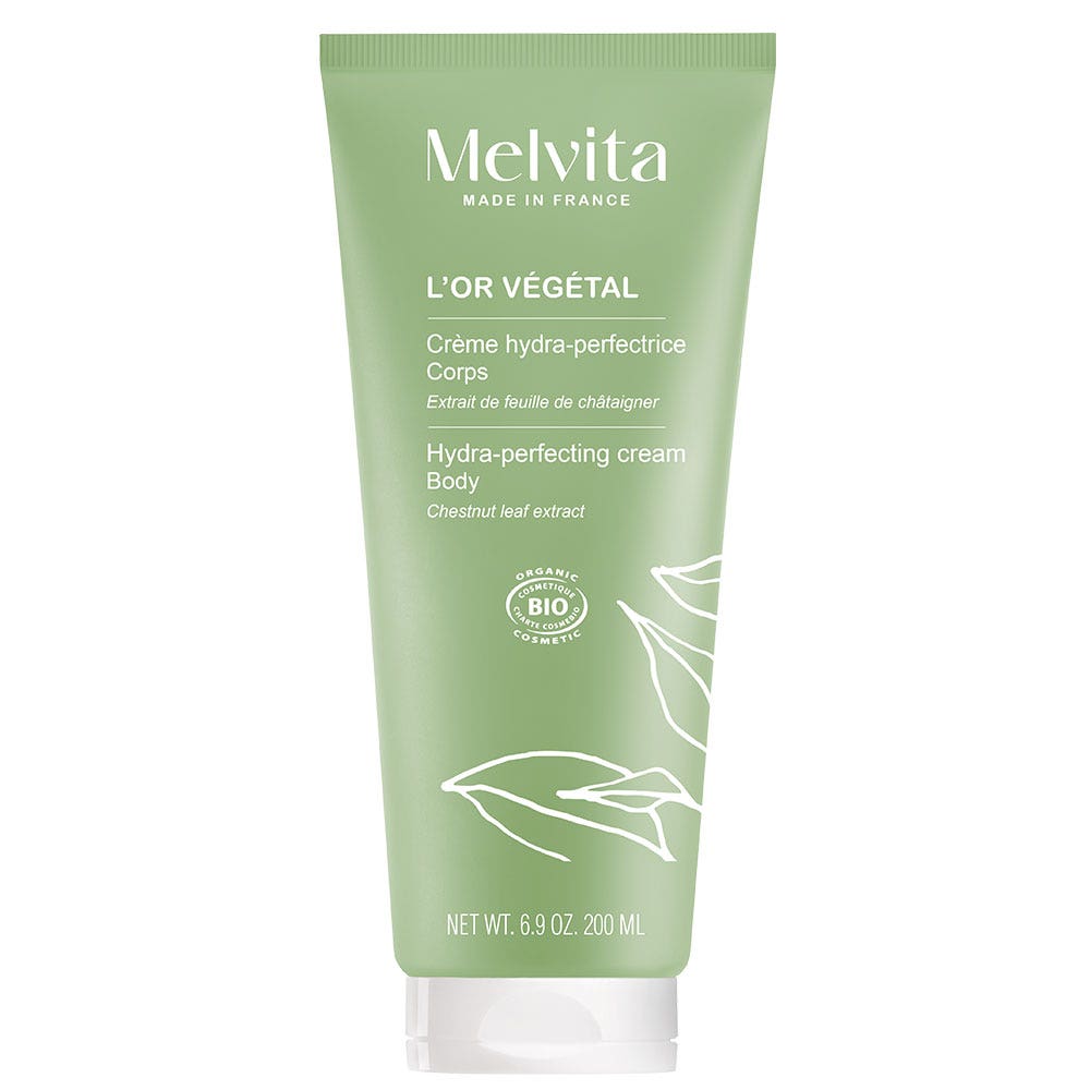 Melvita L'Or Végétal Organic Hydra-Perfecting Body Cream 200ml - Easypara