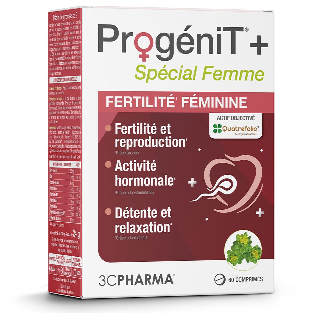 3C Pharma ProgeniT+ Women 60 tablets - Easypara