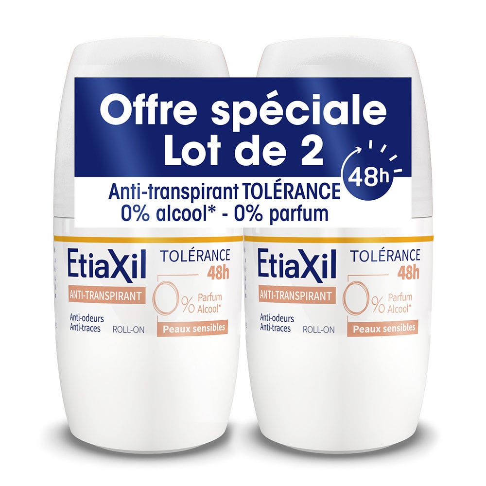 Etiaxil Antiperspirant Tolérance 48H Roll-on Deodorant Sensitive Skin ...