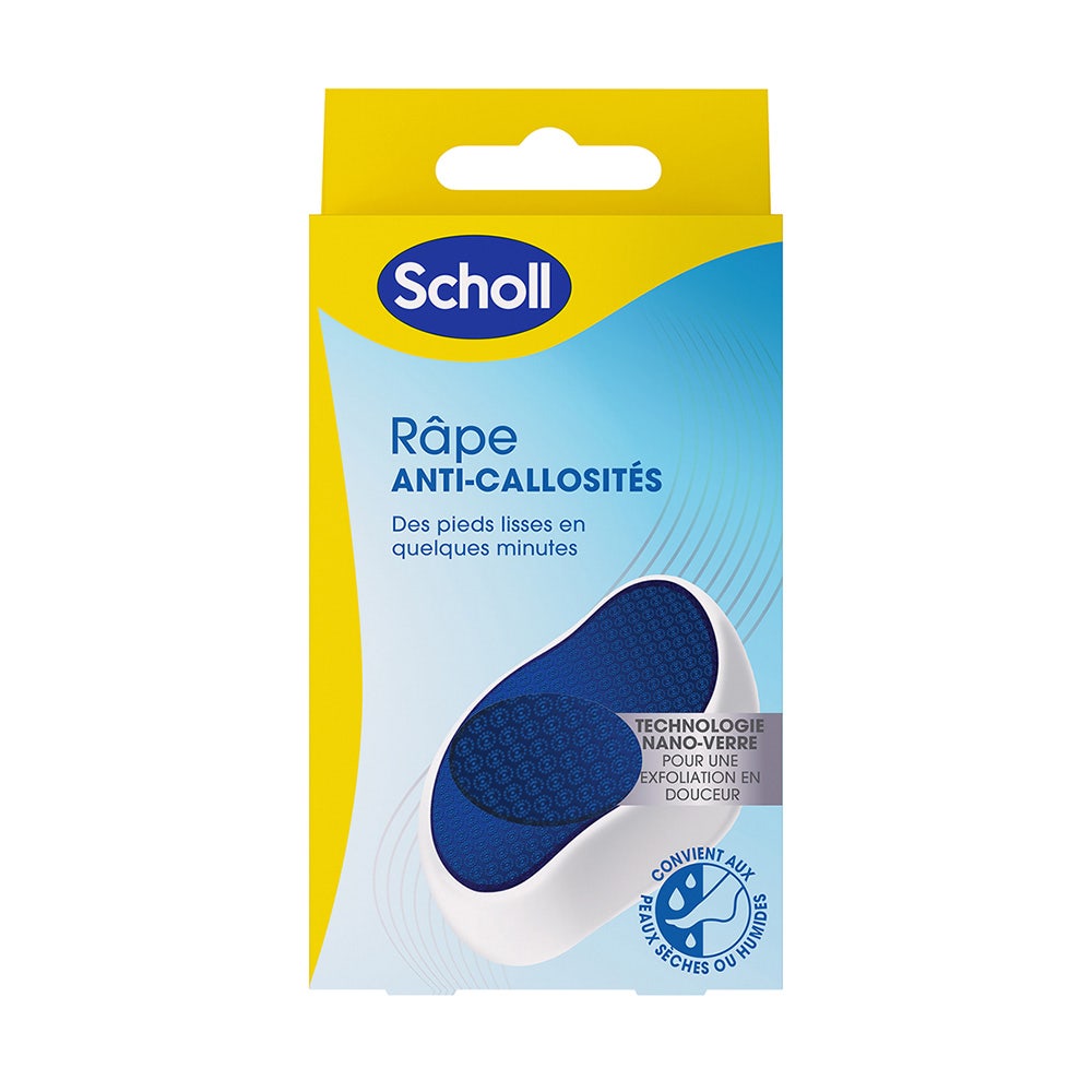 Scholl Nano-glass manual anti-callus Feet rasp x1 - Easypara