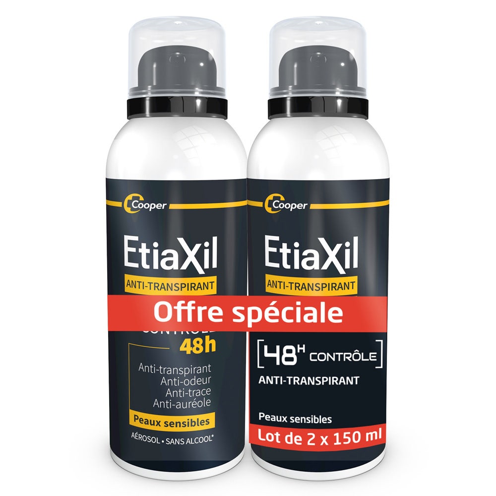Etiaxil Antiperspirant 48h Aluminium Free Spray L'Homme Peaux Sensibles ...