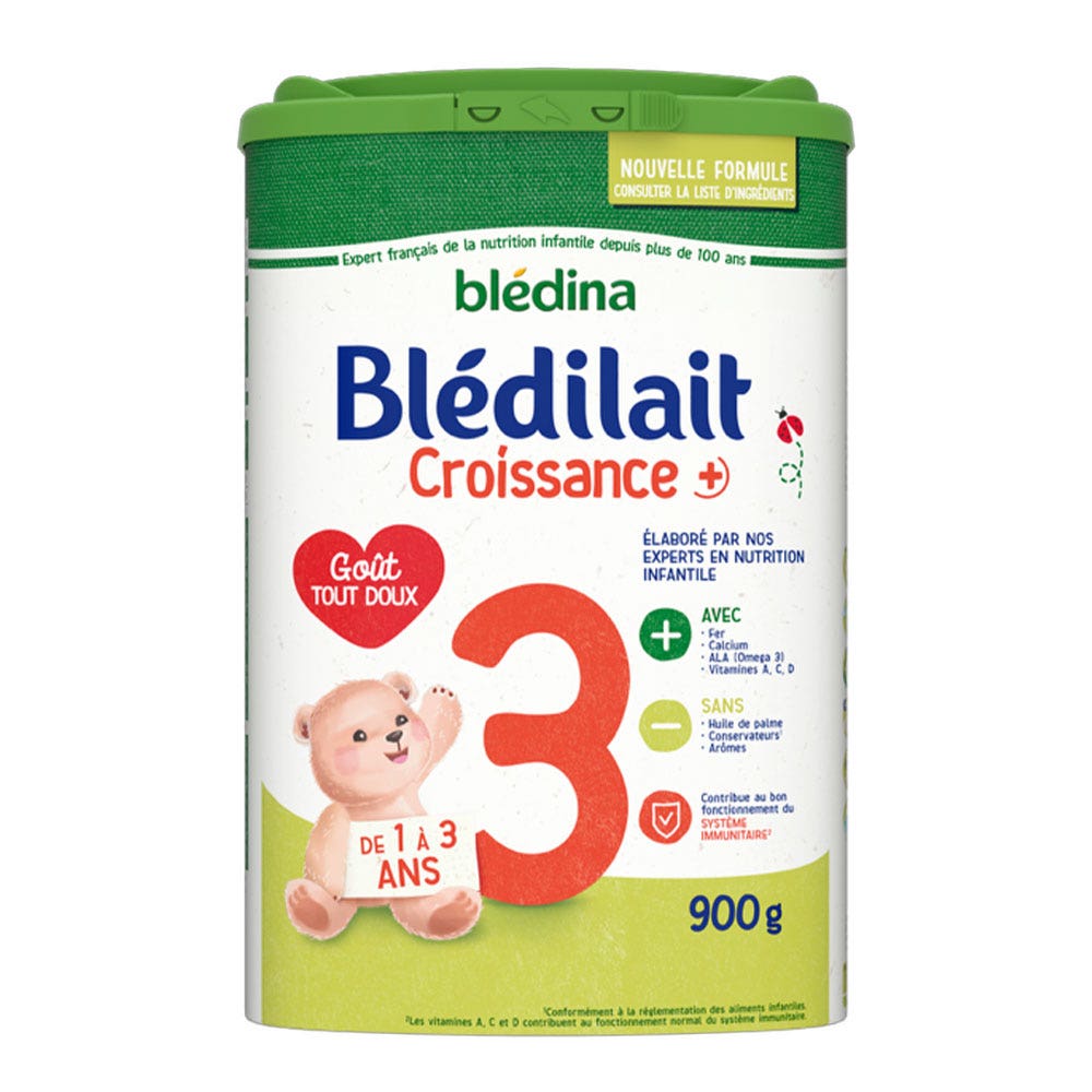 Blédina Bledilait Growth+ Milk Powder Goût Tout Doux From 1 to 3 years ...