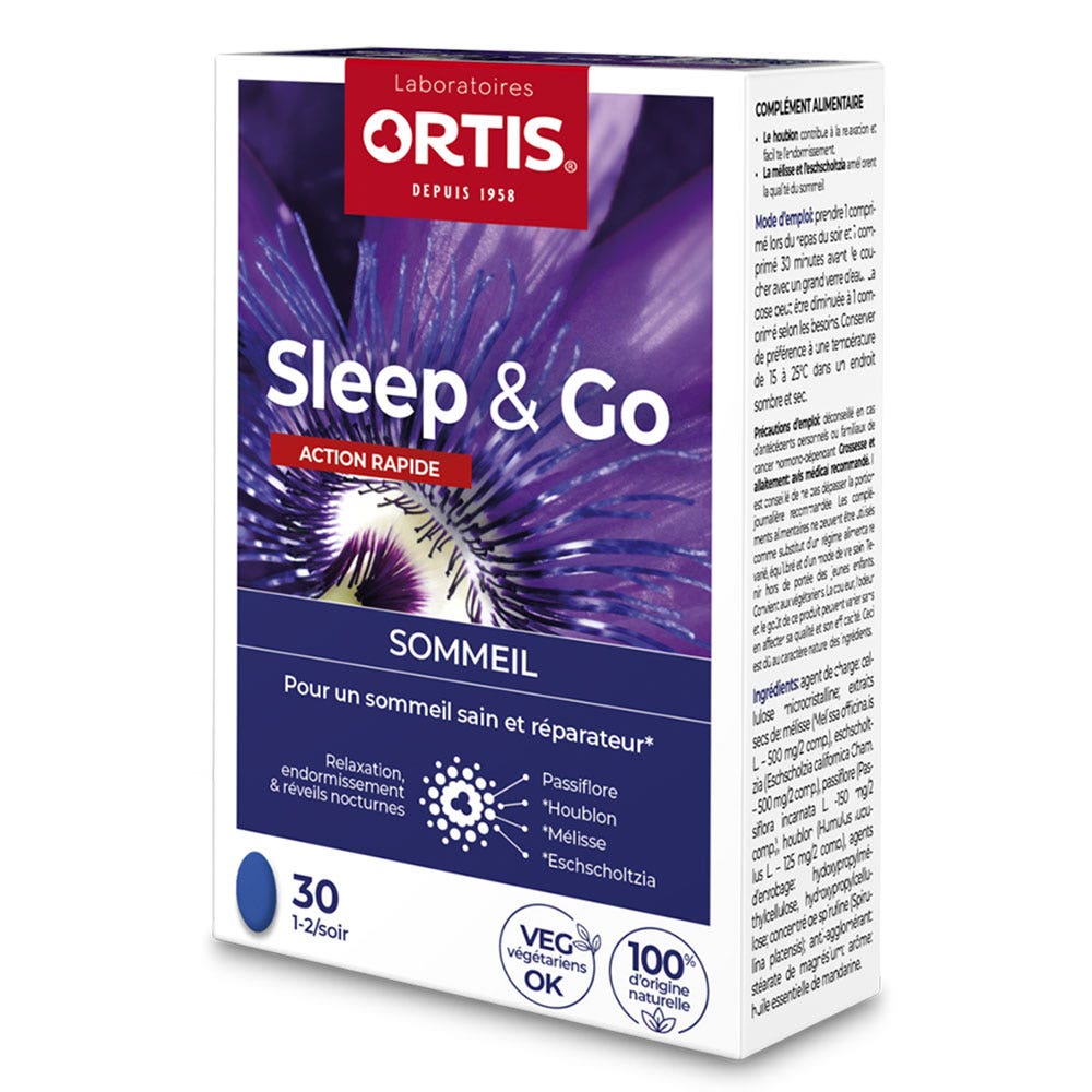 Ortis Sleep&Go 30 tablets - Easypara