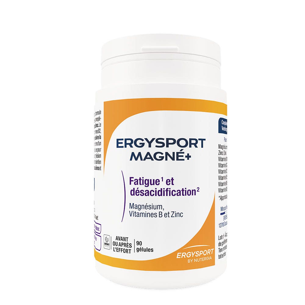 Ergysport Magne+ Fatigue and deacidification 90 capsules - Easypara