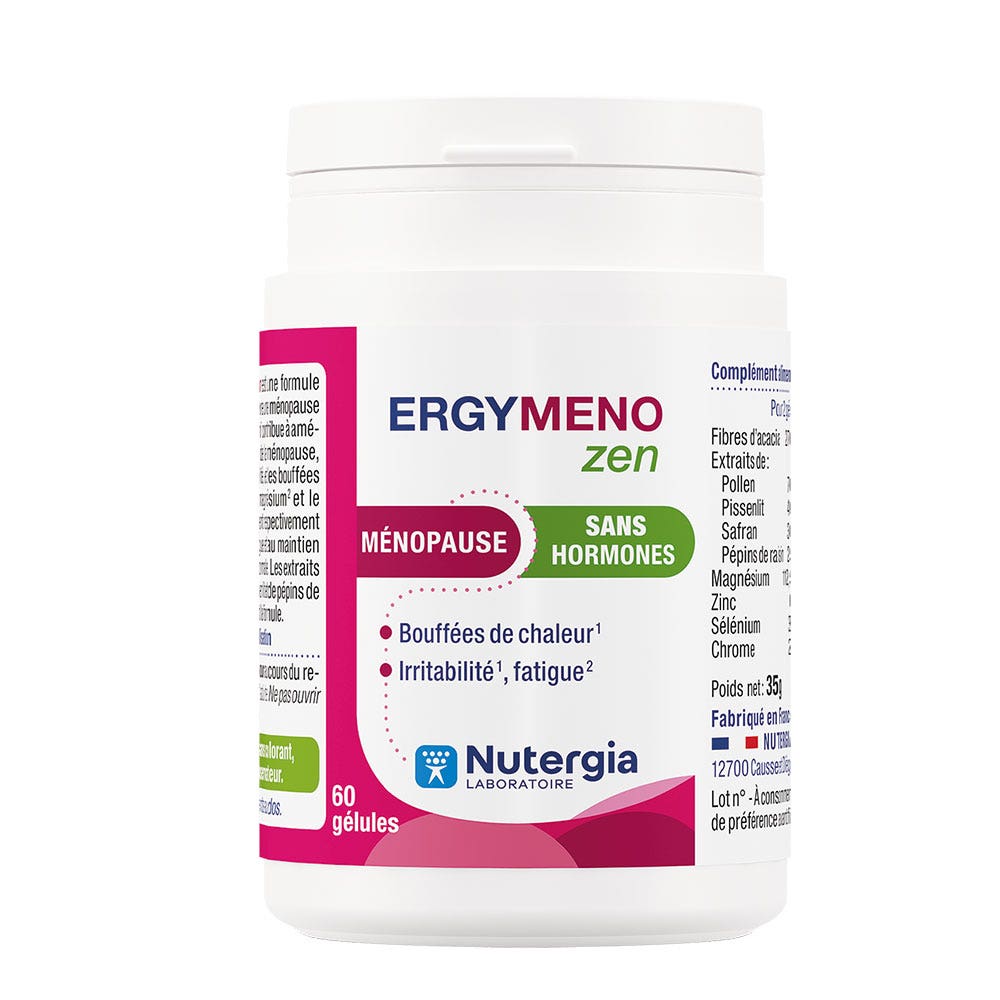 Nutergia Ergymeno Zen 60 capsules - Easypara