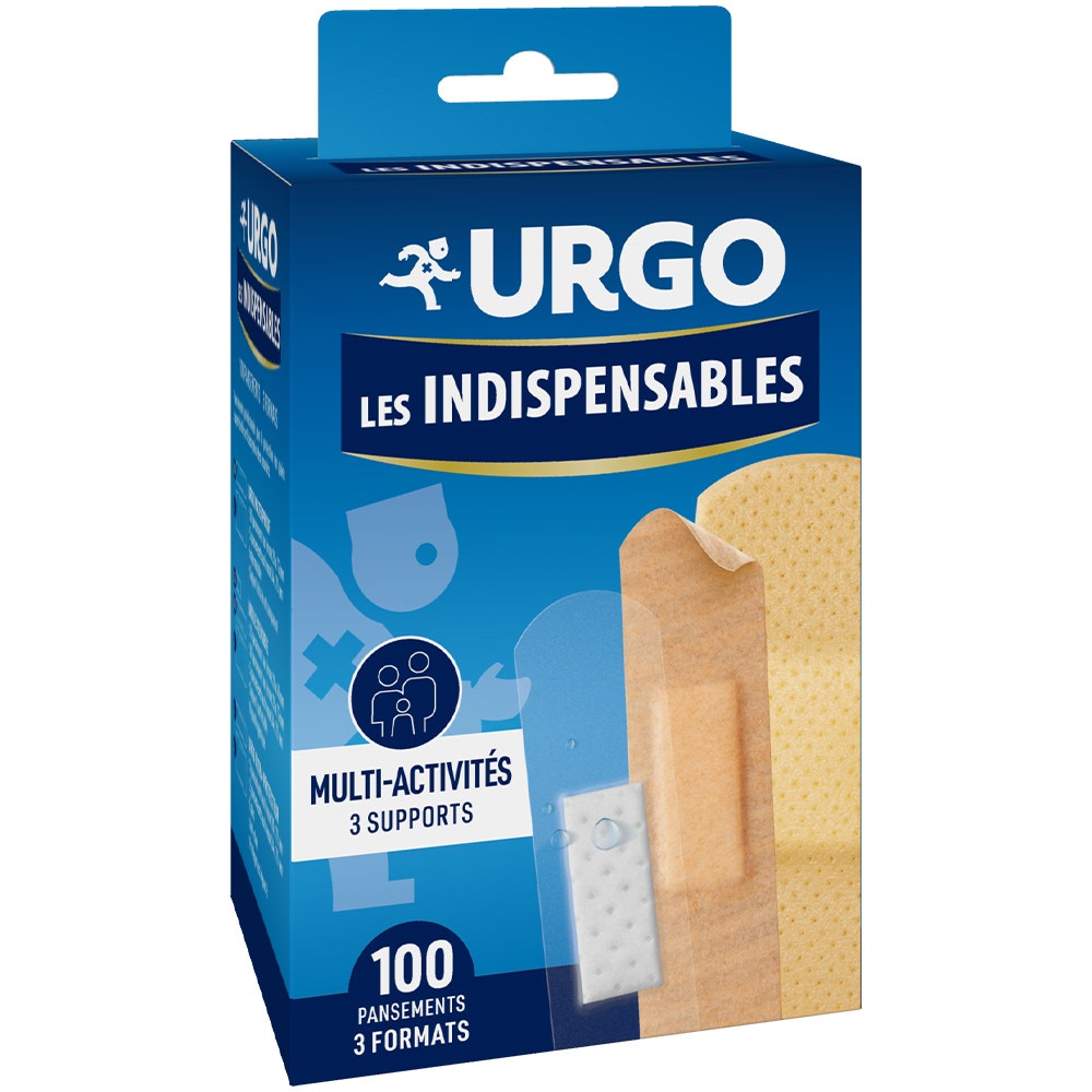 Urgo The Essentials 3 Formats 100 Plasters - Easypara