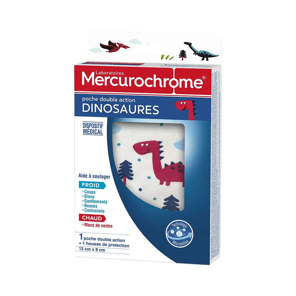 Mercurochrome Dinosaurs Double Action Pocket Hot or cold - Easypara
