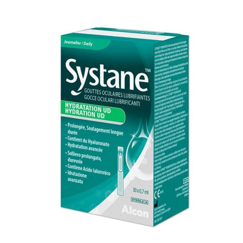 Alcon Systane Lubricant Eye Drops Hydration 30 dosettes de 0.7ml